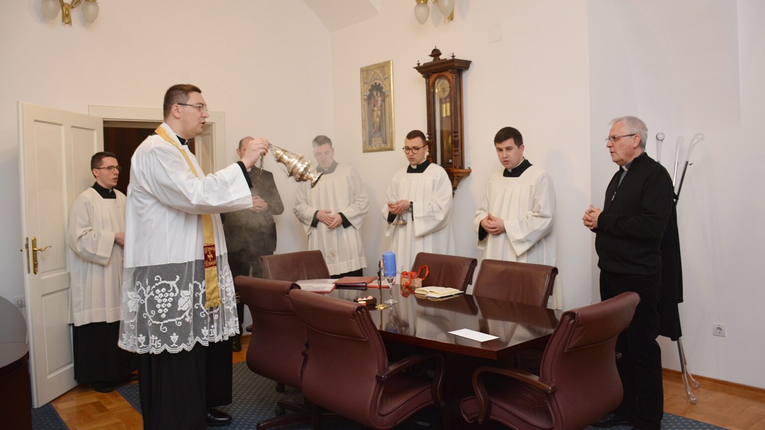 Bogojavljenski blagoslov Nadbiskupskog doma u Đakovu